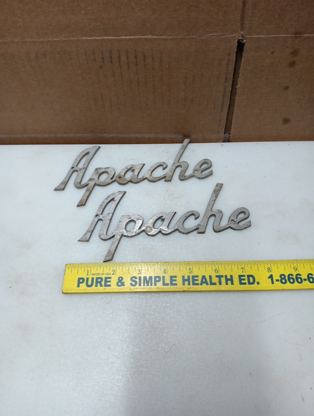 Apache Emblems Aluminum Boat Chevy | eBay