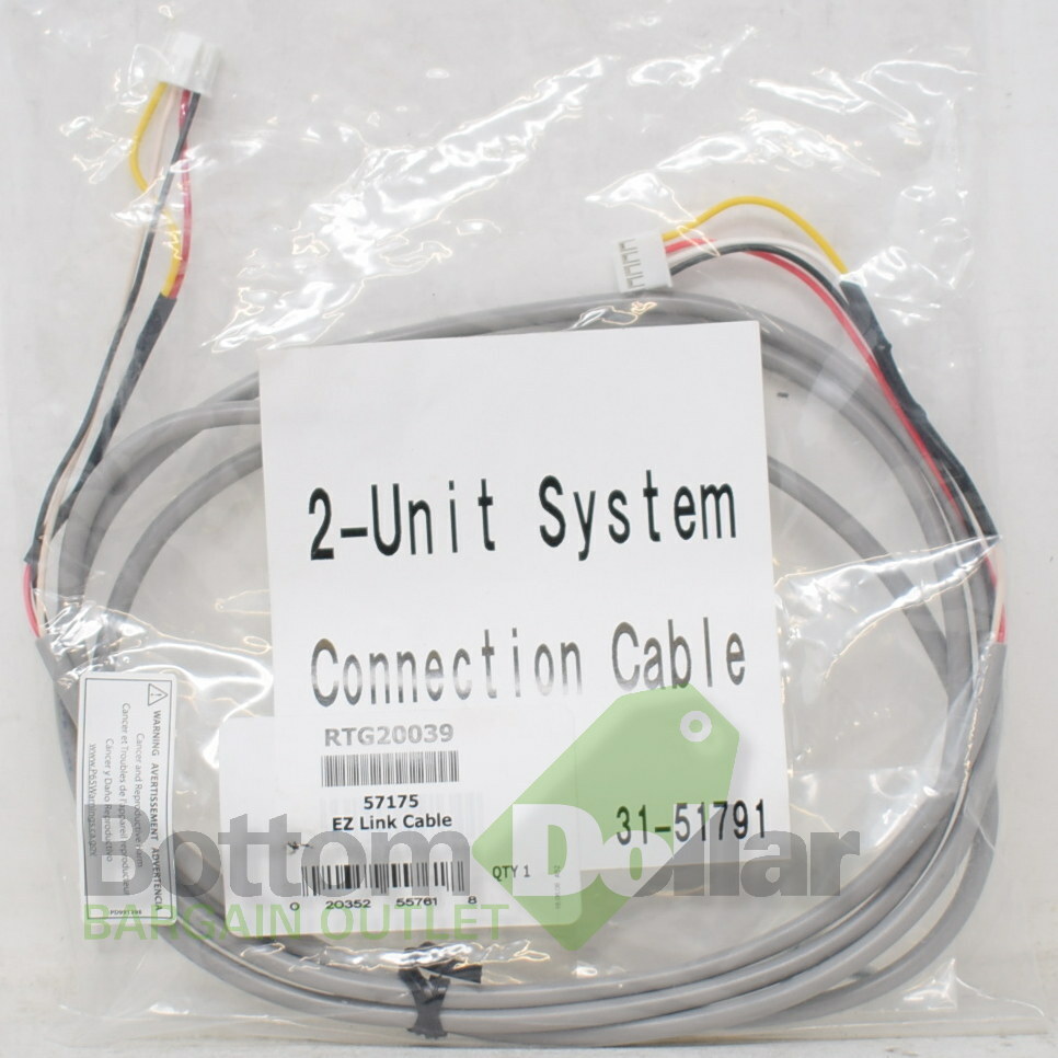 Rheem RTG20039 57175 2-Unit Connection EZ Link Cable Kit | eBay