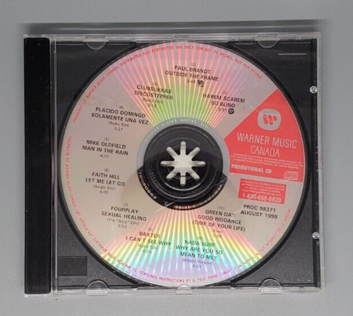 Warner Music Canada Promotional CD - Volume 371 | eBay