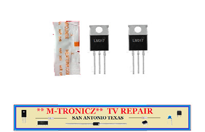 2 PIECES LM317T LM317 ADJUSTABLE VOLTAGE REGULATOR + HEAT SINK COMPOUND ...