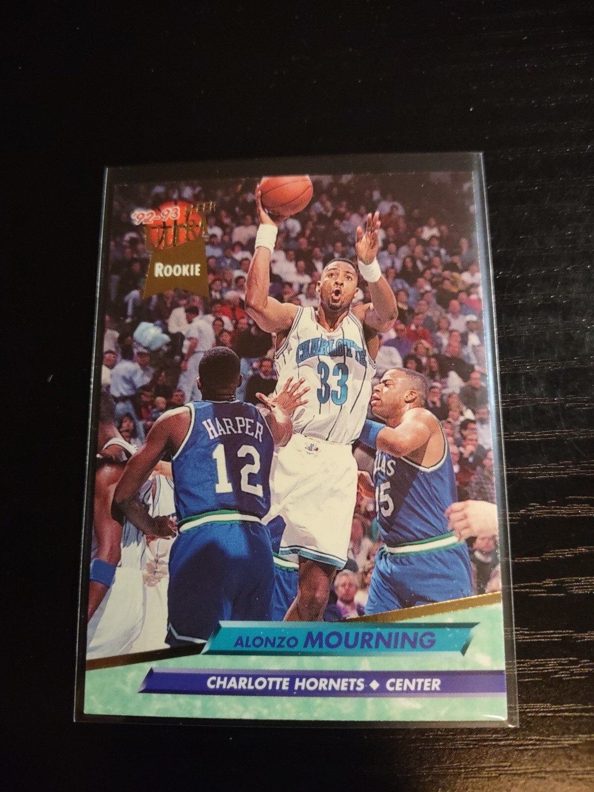 1992-93 Fleer Ultra ALONZO MOURNING Rookie Card RC #234 Charlotte Hornets HOF | eBay