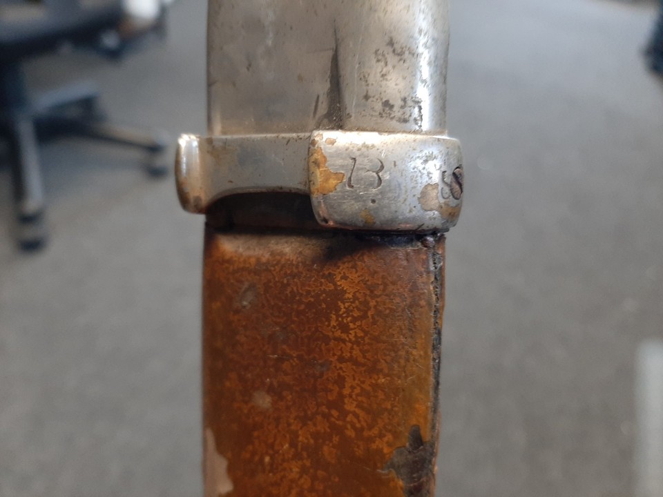 Imperial Russian M1881 Mounted Artillery Trooper Saber W/ Scabbard No ...