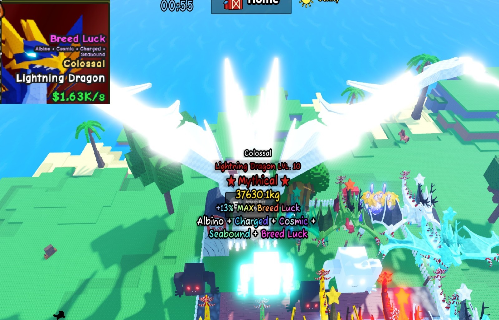 Colossal Lightning dragon Catch and tame Roblox | eBay