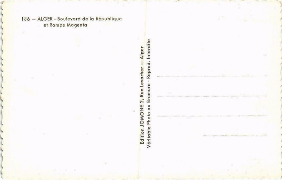 CPA ALGERIA Alger Boulevard de la Republique et Rampe Magenta (736007 ...