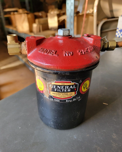 NOS Vintage General Oil Filter Assembly Model 2A-700A Jeep Truck G503 ...