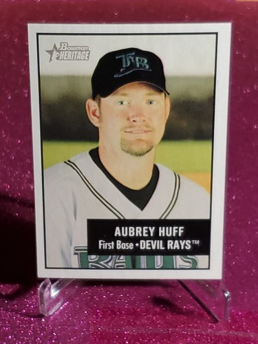 2003 Bowman Heritage Aubrey Huff #27 Tampa Bay Rays | eBay