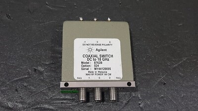 Agilent 8762B: 3-Port Coaxial Switch, DC to 18 GHz, W/Opt. 024 (6695 ...