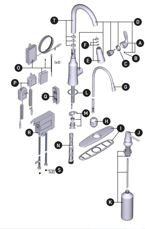 Moen 344113 Underdeck Service Kit for Soap Dispenser Reservoir | eBay