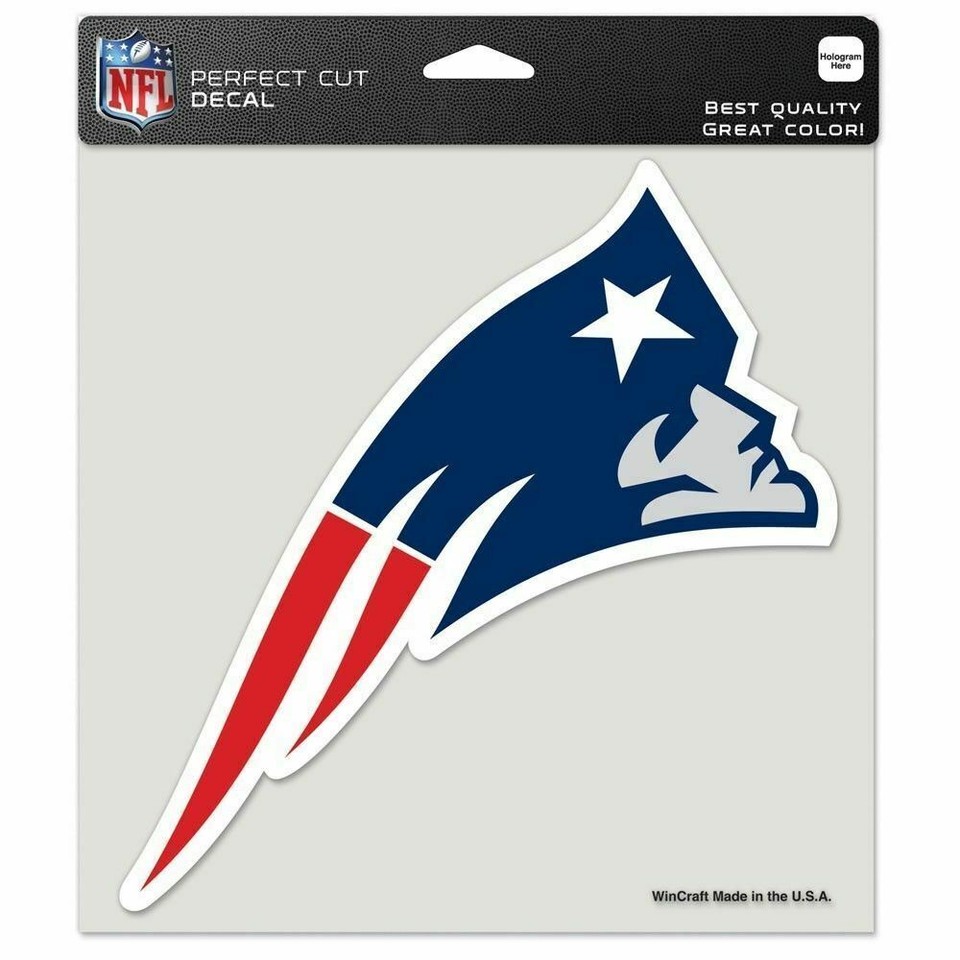 New England Patriots NFL 8 x 8 Die Cut Decal Wincraft 810106 Super Bowl ...