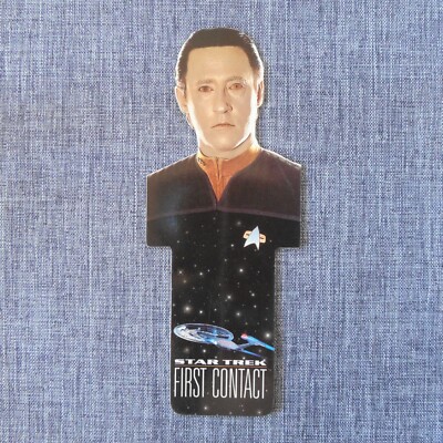 Star Trek First Contact Commander Data Bookmark Antioch Publishing 1996 ...