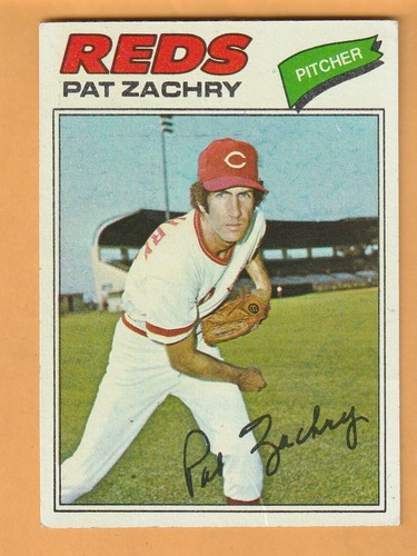 Pat Zachry Cincinnati Reds 1977 Topps #86 Waco Texas 11W | eBay
