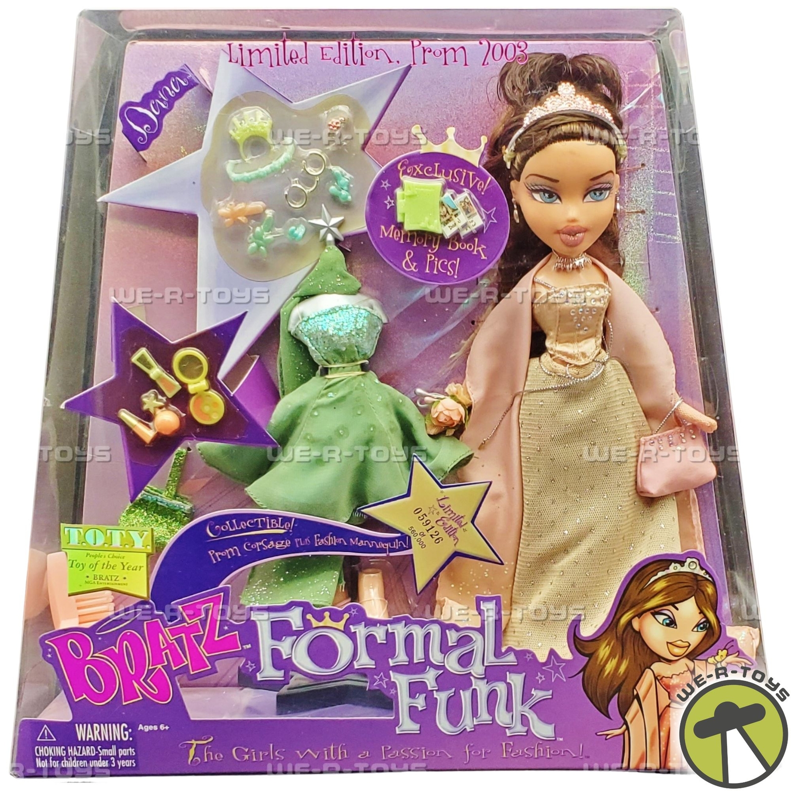 Bratz Formal Funk Limited Edition Prom 2003 Dana Doll 2003 MGA 260424 ...