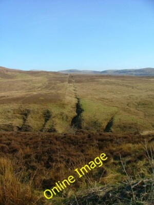 Photo 6x4 Fence and burn Uig/NG3963 On the western slopes of Ben Gorm ...
