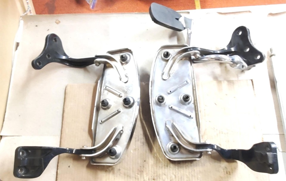 OEM Dyna Defender Drivers Floorboards FXD FXDL Harley Police Foot ...