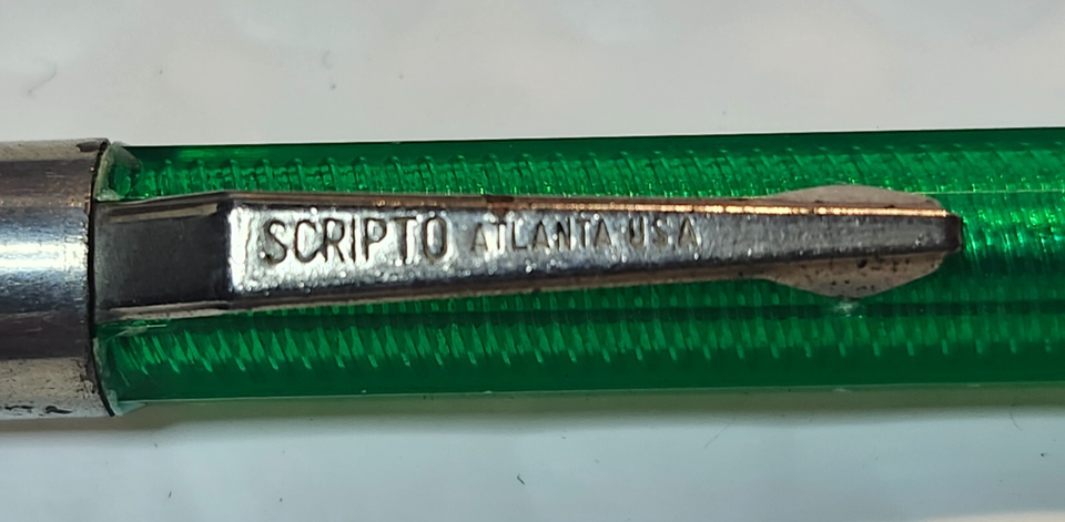 Vintage Green Scripto Atlanta Mechanical Pencil | eBay
