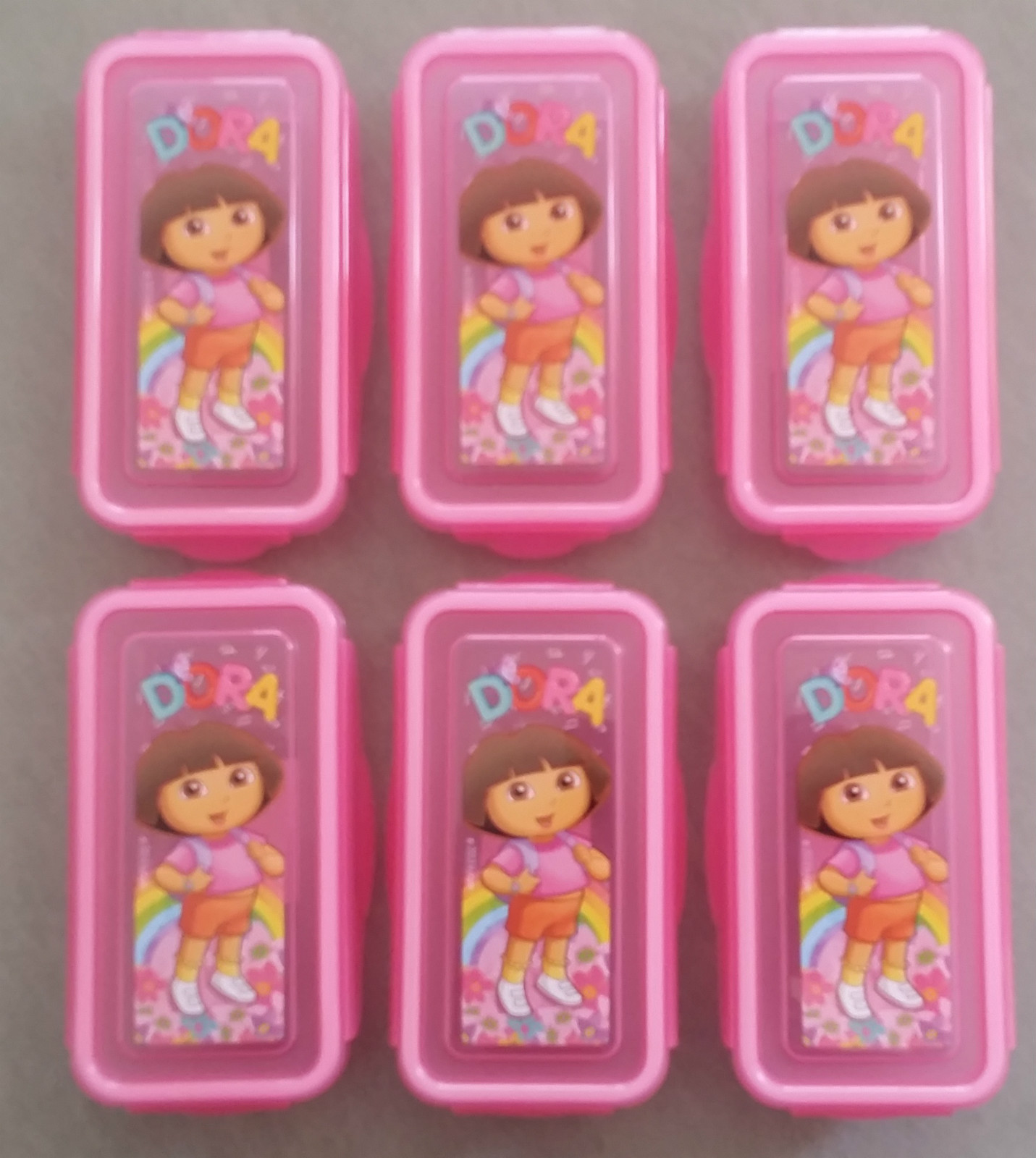 DORA THE EXPLORER 180ML ZAK DESIGNS SNAP SNACK CONTAINERS X 6 UNITS | eBay
