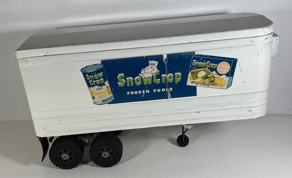 Vintage Dunwell Buckeye Toys Snow Corps Semi Trailer | eBay