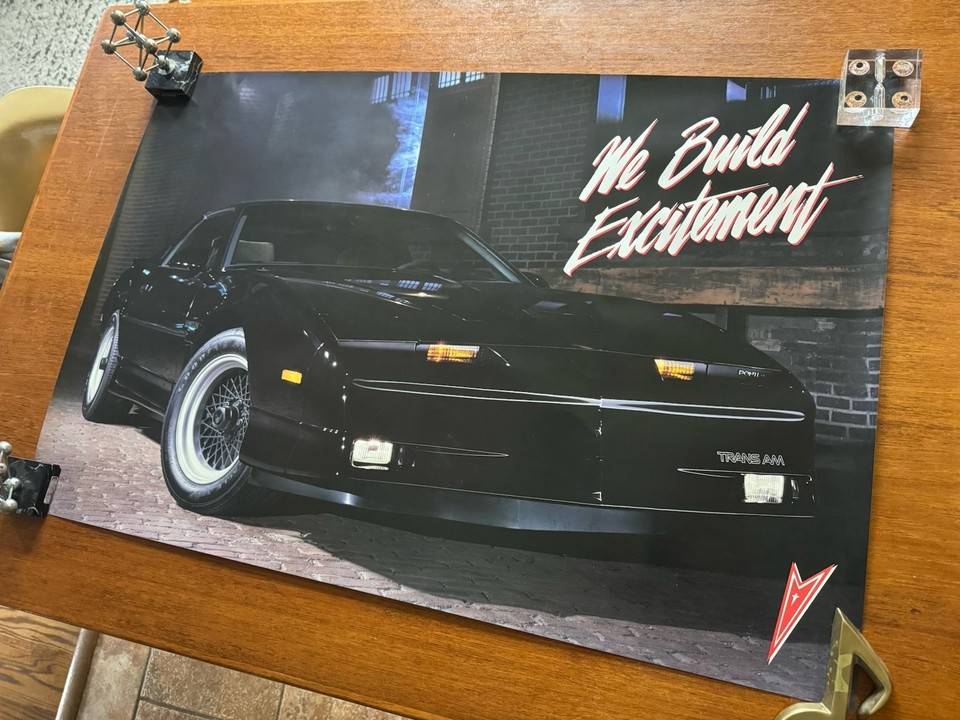 Vintage Pontiac Firebird Trans Am Poster We Build Excitement Promo ...