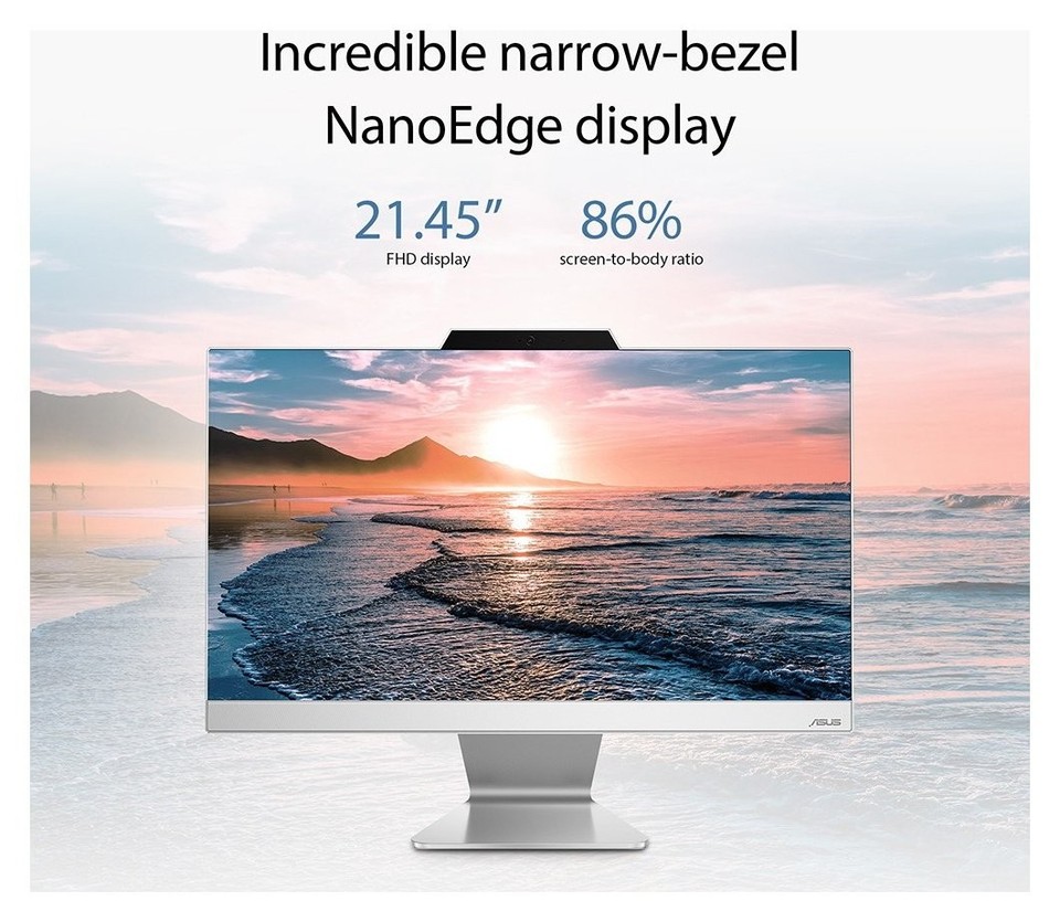 Argos ASUS A3202 All-In-One PC 21.45" Pentium Gold 8505 4GB 256GB | eBay UK