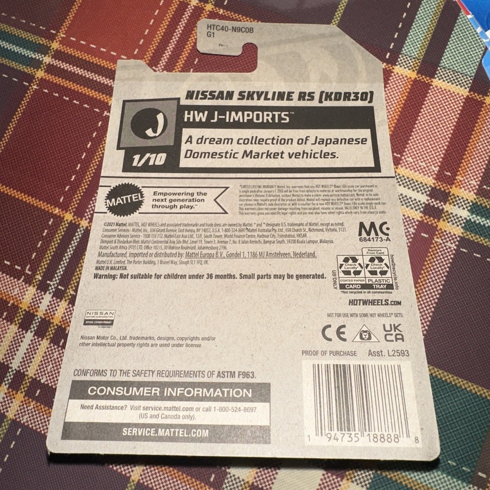 2024 HOT WHEELS 1:64 HW J-IMPORTS 1/10 PURPLE NISSAN SKYLINE R30 | eBay
