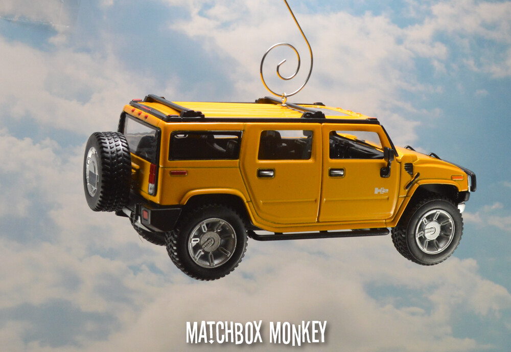 Custom Yellow Hummer H2