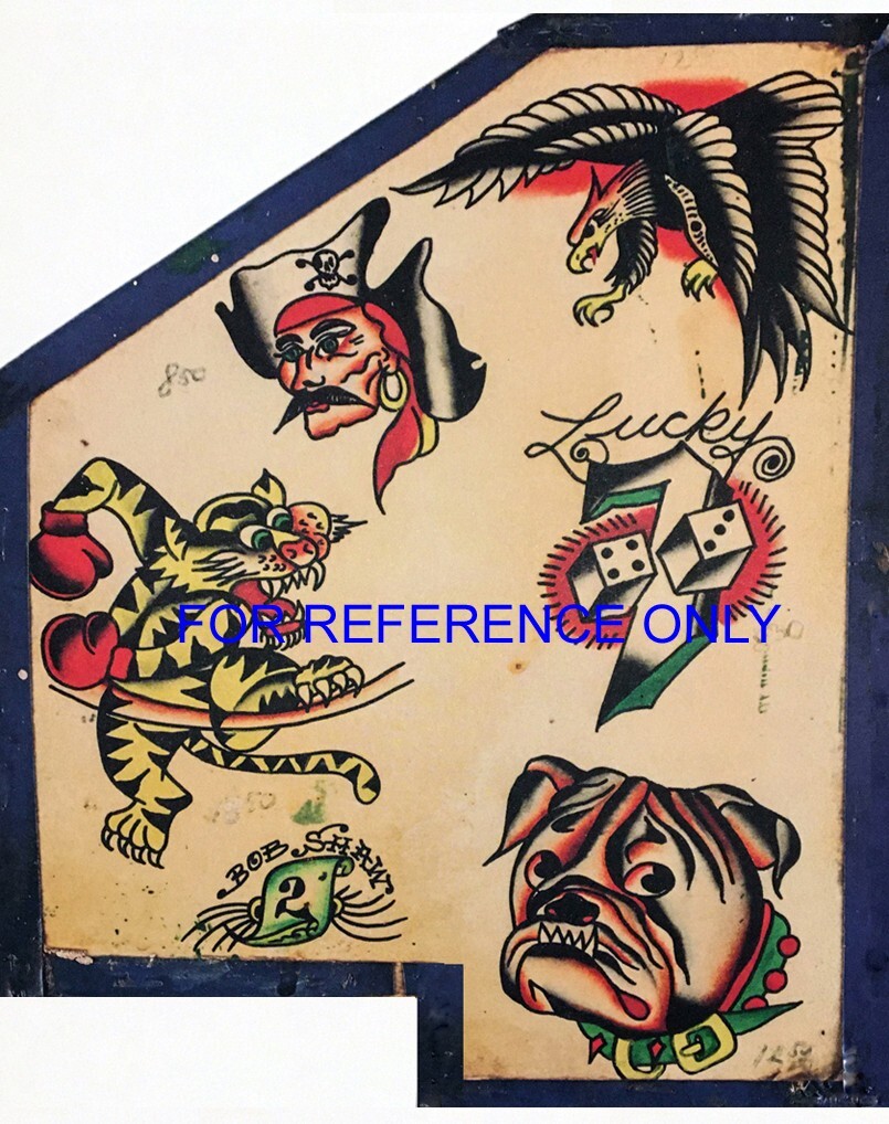 Traditional Tattoo Flash Tiger