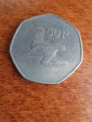 Ireland Fifty pence 50p Coin 1970 Woodcock Circulated | eBay UK