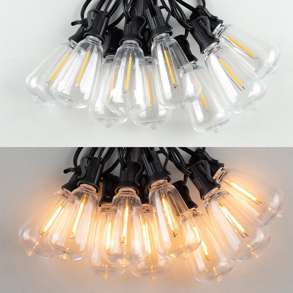 LED Outdoor String Lights, UL Listed Waterproof Connect Lights,ST38 ...