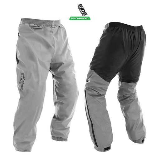 Oxford Rainseal Bright All Weather Motorcycle Over Trousers Waterproof ...