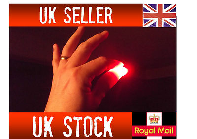 50 pairs x Magic Light up thumbs fingers RED party trick | eBay UK