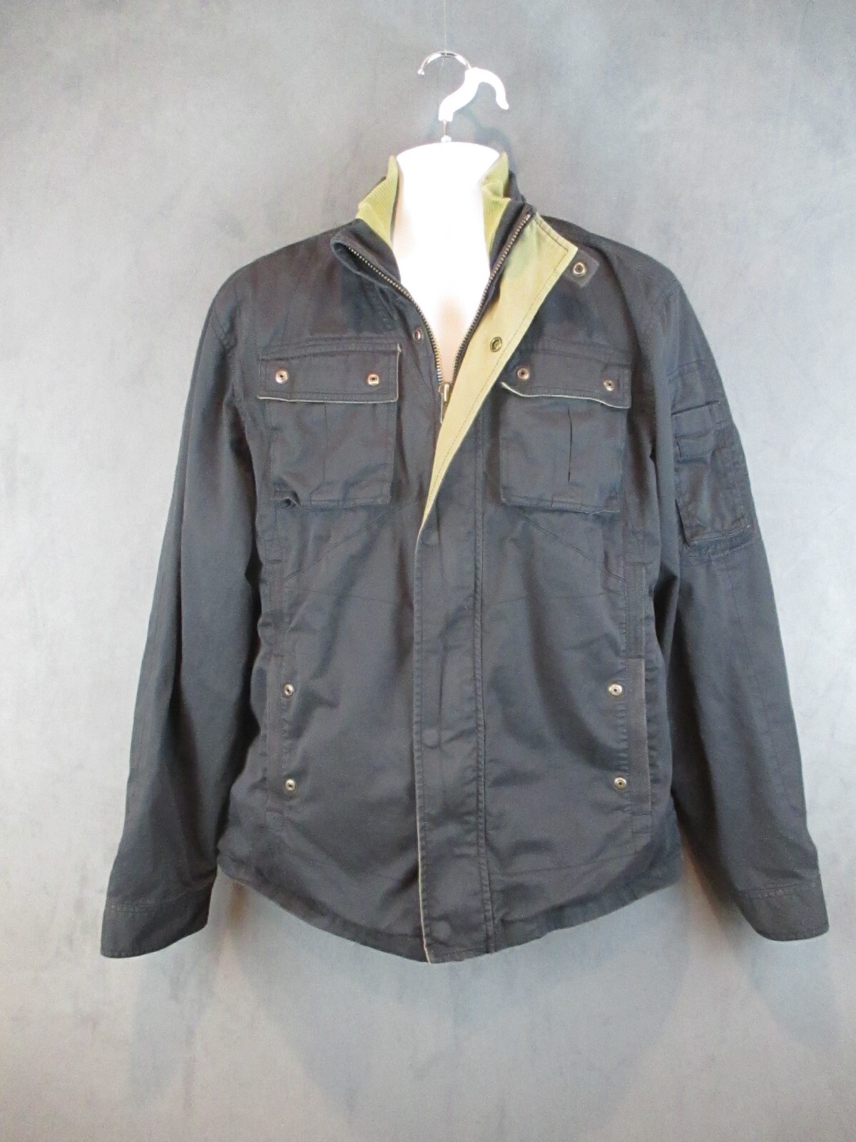 Carbon 2 Cobalt Jacket Mens Large Black All Cylinders Utility Pockets ...