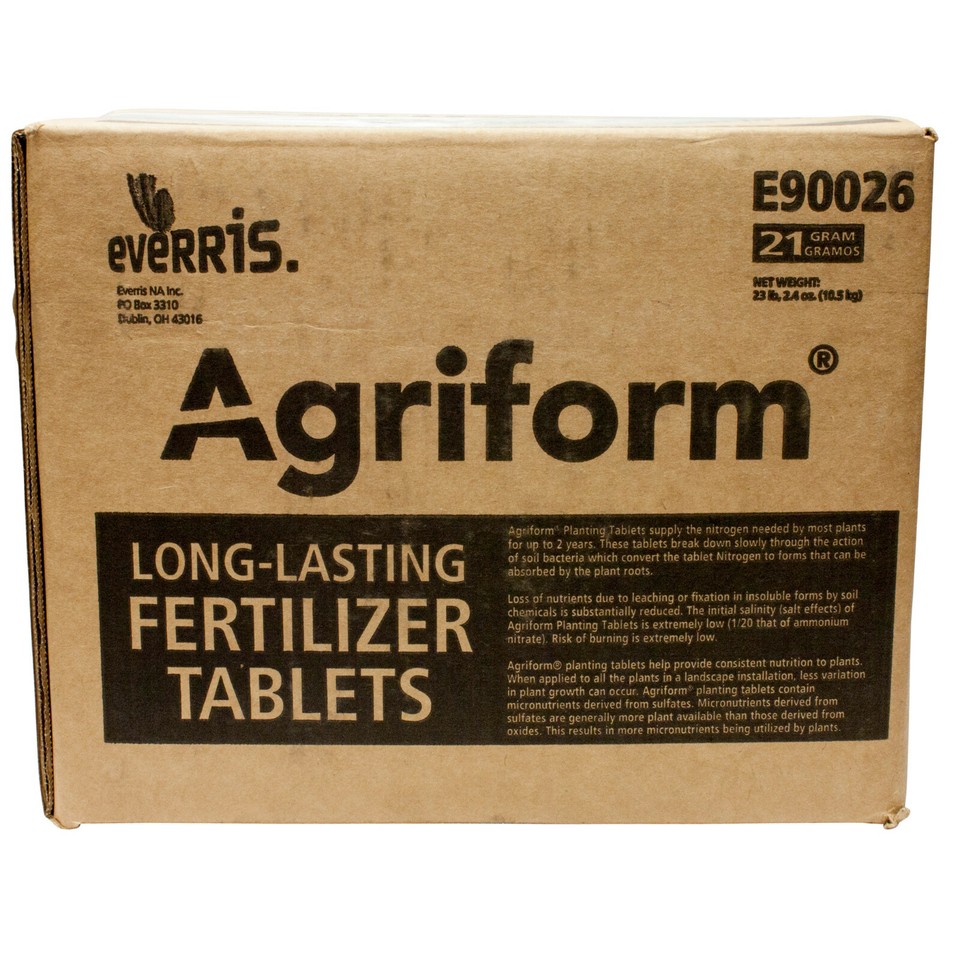 Agriform 20-10-5 Planting Tablets Plus Minors 21 gm Fertilizing Tablets ...