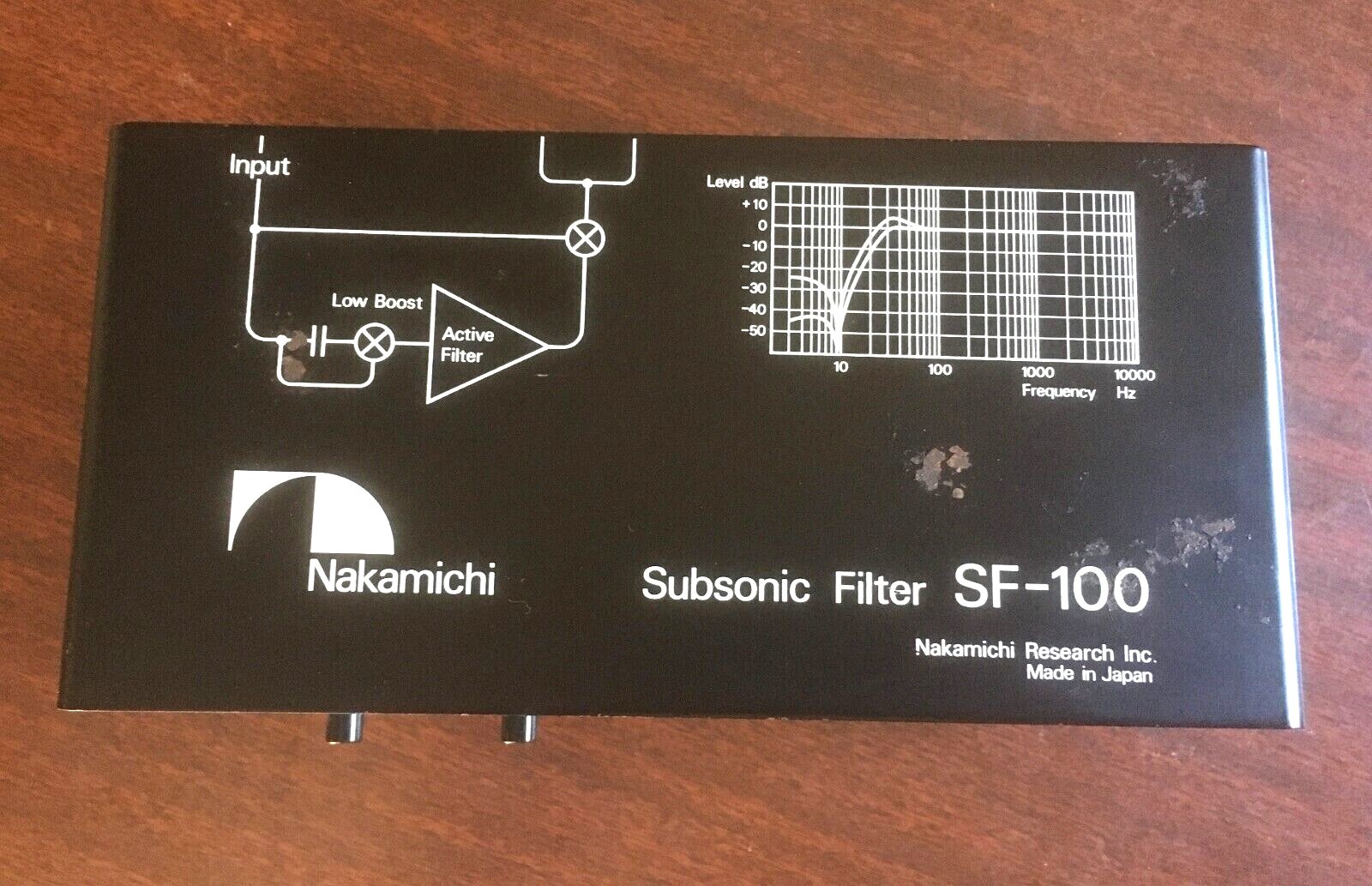 Nakamichi Subsonic Filter Sf-100 Home Stereo Audiophile Component for ...