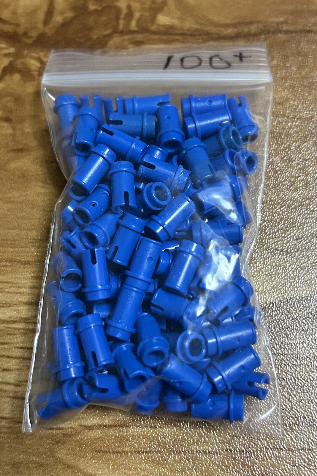 LEGO #4274 Blue Technic Pin 1/2 without Friction Ridges over 100 pieces ...