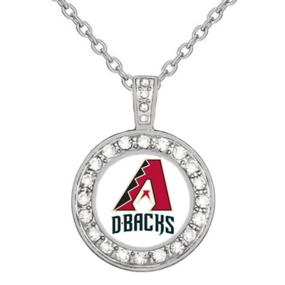 Arizona Diamondbacks Womens Sterling Silver Chain Link Necklace With ...