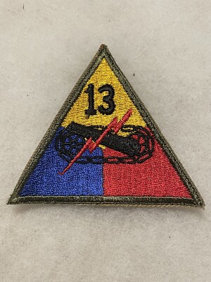 WW2 US 13th Armored Division Patch Unit Insignia | eBay