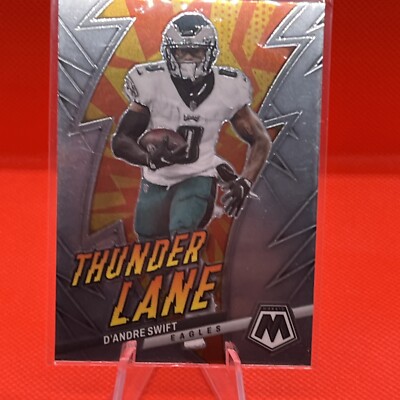 2023 Panini Mosaic D’Andre Swift #TL-DSW Thunder Lane Insert ...