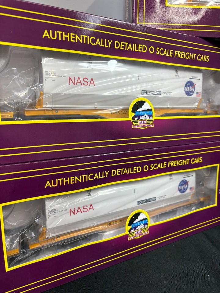 MTH Premier 20-90811 A-E NASA 47' Heavy Duty Flat Car w/AFT Rocket ...