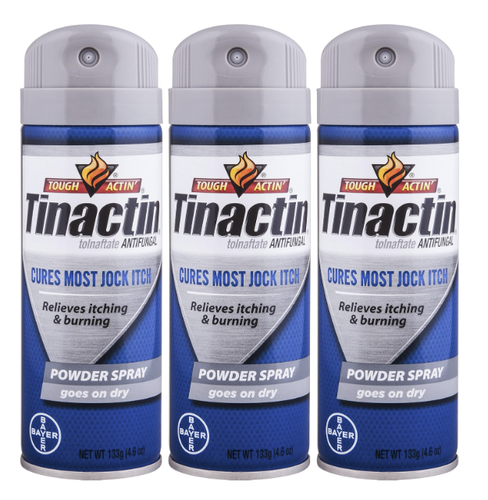 Jock Itch Antifungal Powder Spray, 4.6 oz (Pack of 3) Fast-Acting Spray ...