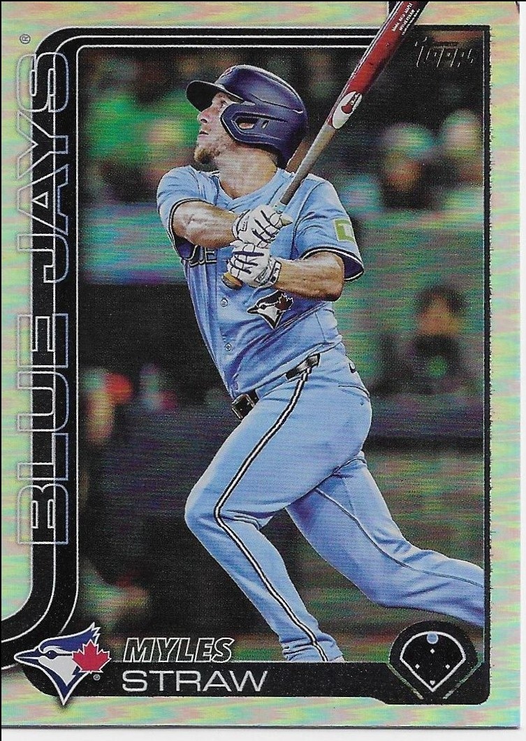 2025 Topps Update Series - Myles Straw #US340 Rainbow Foil for sale ...