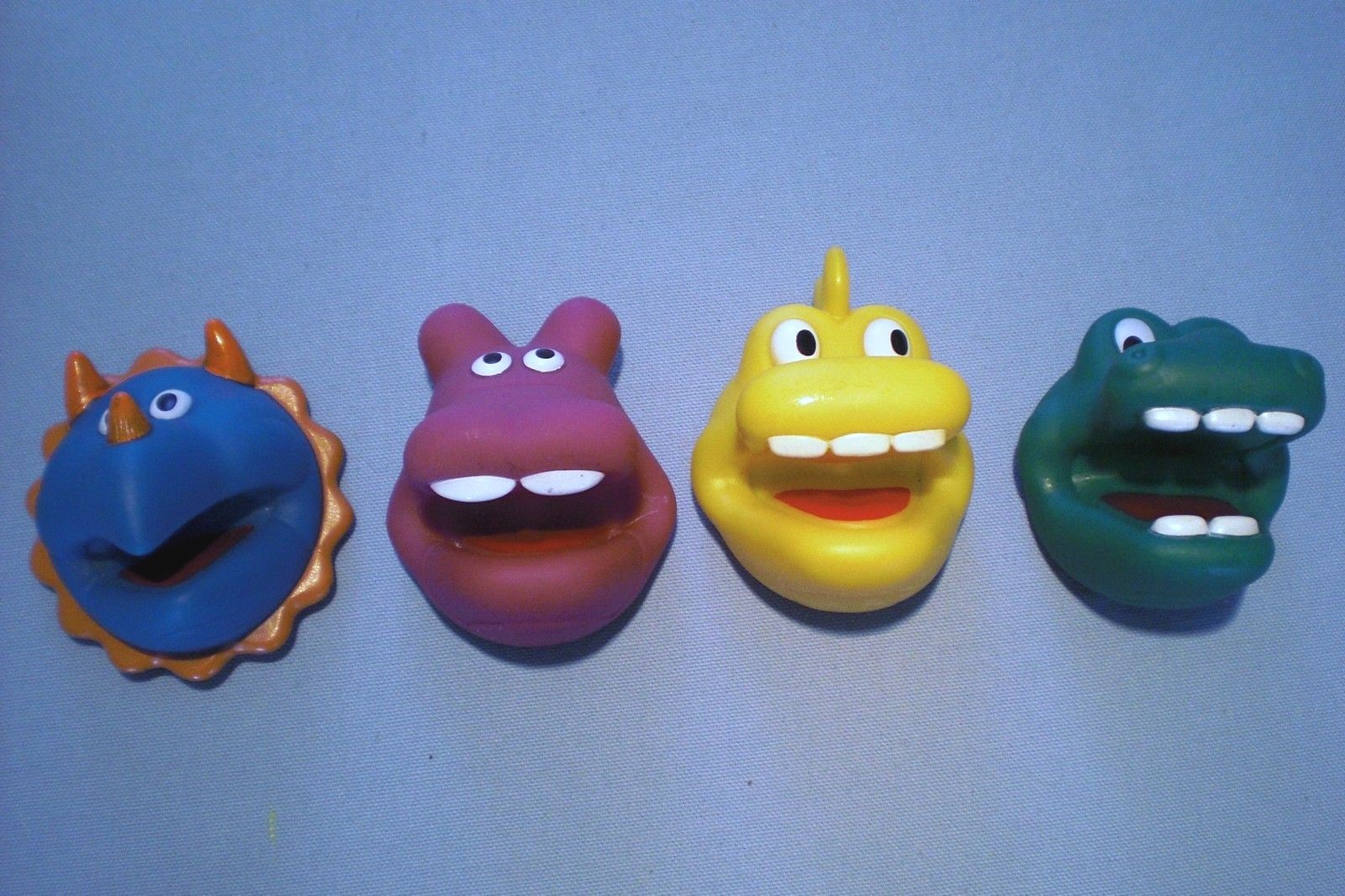 Runza 1999 - Runza Rex & Friends 3-Finger Puppets - Complete Set of 4 ...