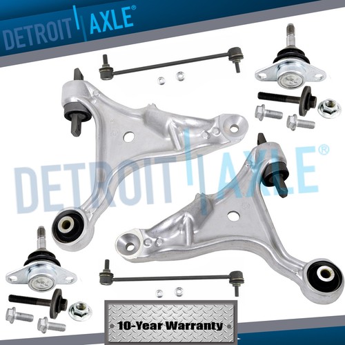 6pc Complete Front Lower Control Arm Suspension Kit for Volvo S60 and ...