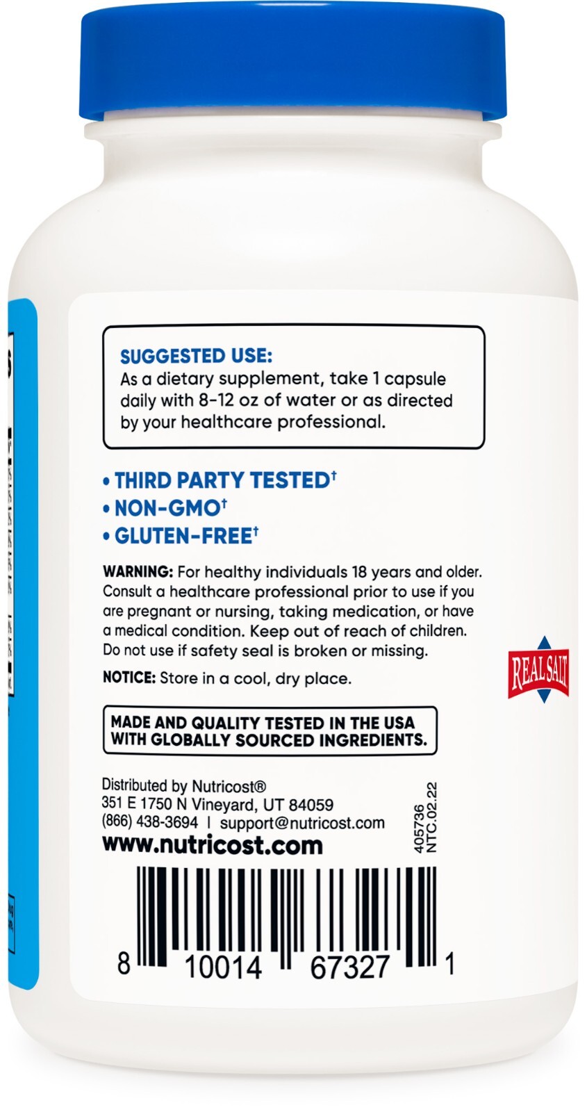 Nutricost Electrolyte Complex (Advanced Hydration with Real Salt®) 120 ...