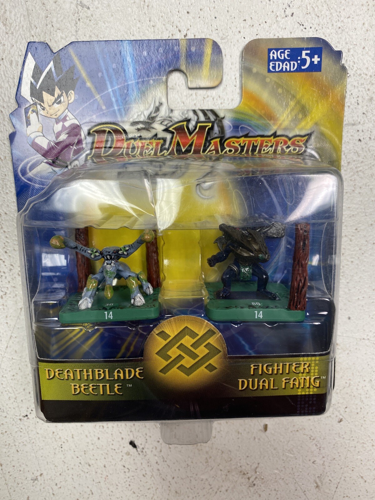 Duel Master Deathblade Beetle & Fighter Dual Fang (2003) Hasbro Figure ...