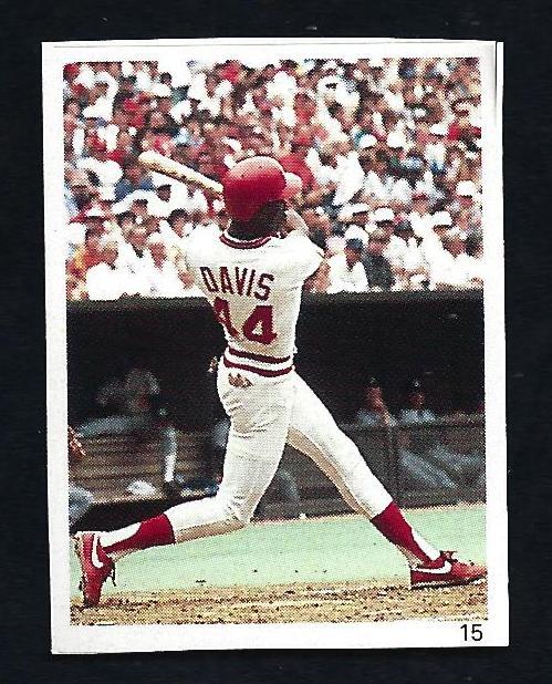 1988 Red Foley Book Mini Sticker Hand Cut * You PIC CHOOSE * Baseball ...