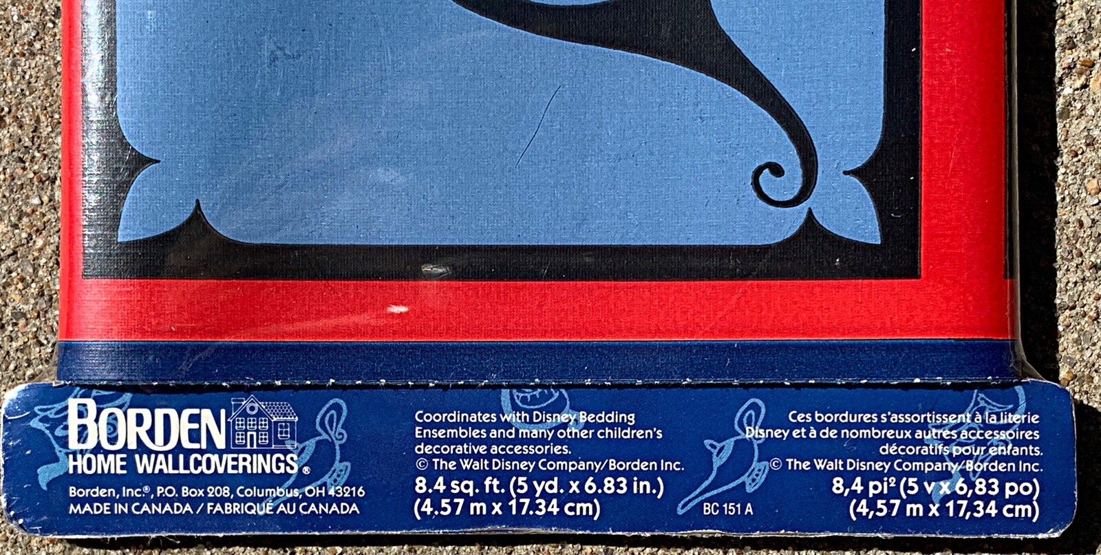 Vtg Disneys Aladdin Decorative Washable Wall Paper Border 15 Feet Lot 8 ...