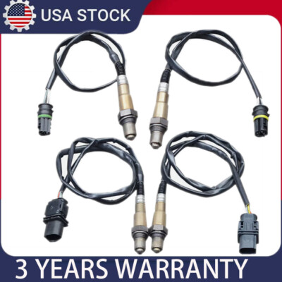 4PCS Oxygen O2 Sensor Up& Downstream For 2007-2010 BMW X3 X5 335i 328I ...