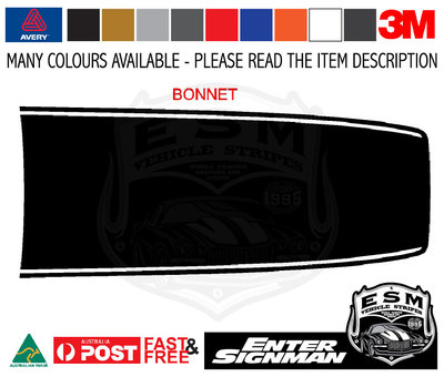 ESM Bonnet Decal to fit FG & FGX FALCON Sedan & Ute - Avery Wrap Vinyl ...