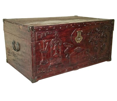 Chests - Antique Chinese Carved