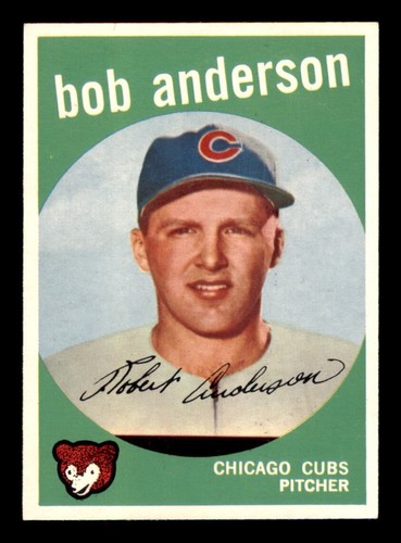 1959 Topps Baseball #447 Bob Anderson EX *e2 | eBay
